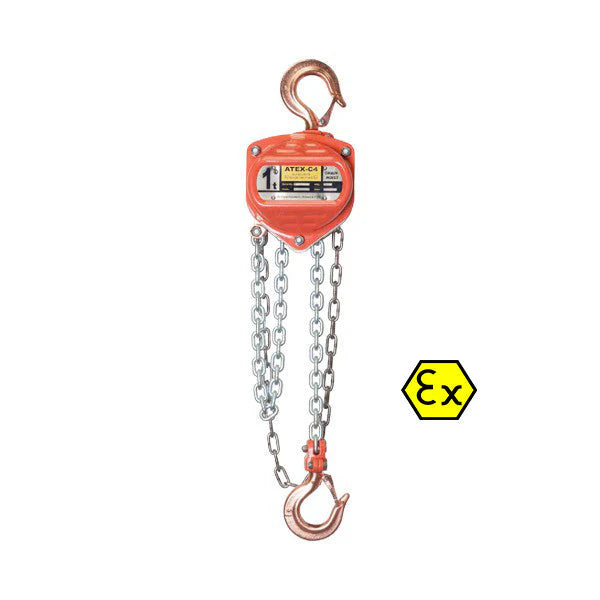 William Hackett C4 Chain Hoist - ATEX + Manual Chain Hoists Safety Awa