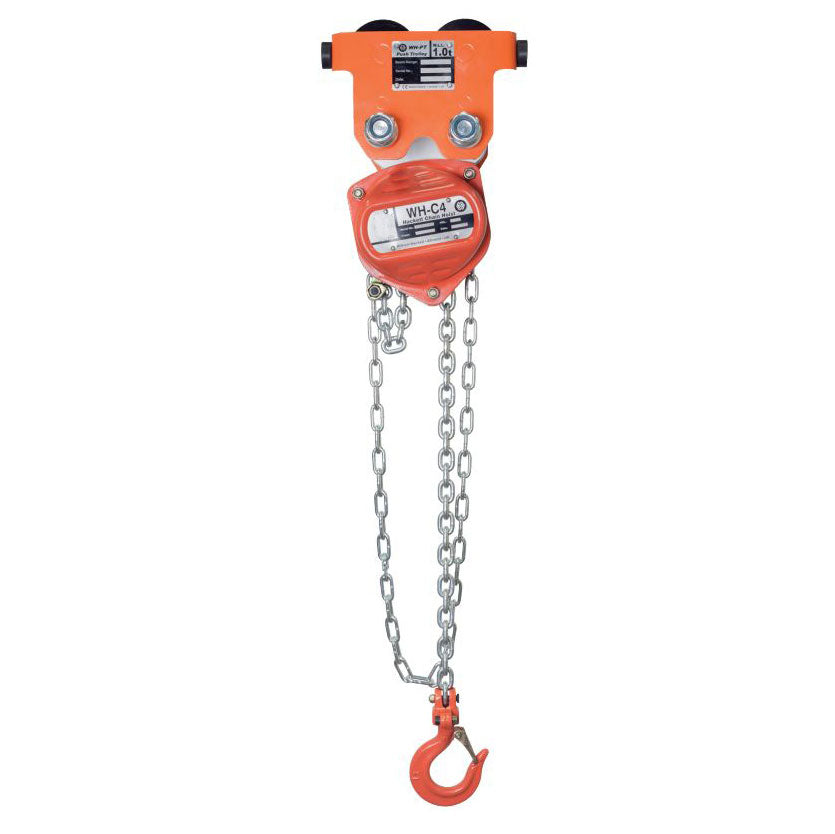 2 Ton William Hackett Combined Chain Hoist and Push Trolley | Lifting365