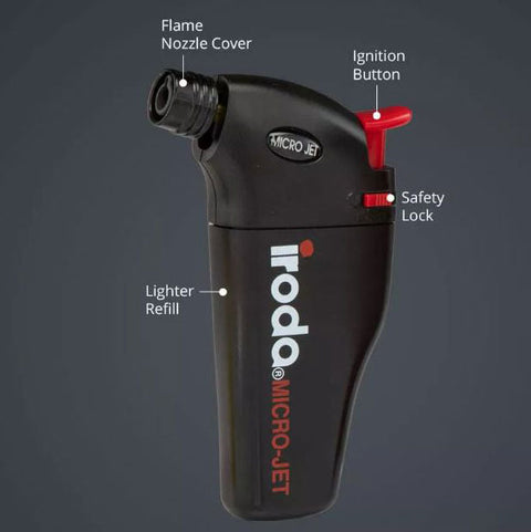 Iroda Micro-Jet Torch with Adjustable Flame | Lifting365