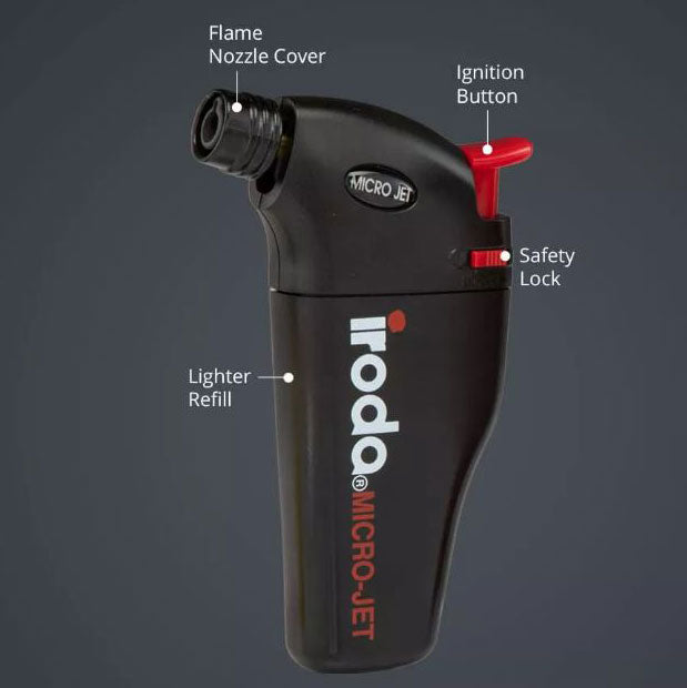 Iroda Micro-Jet Torch with Adjustable Flame | Lifting365