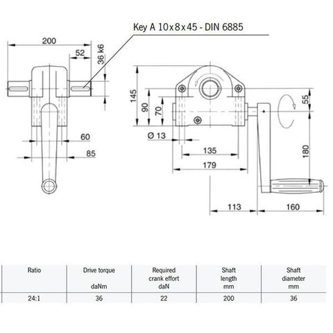 Pfaff S24 Hand Operated Gearbox | Lifting365